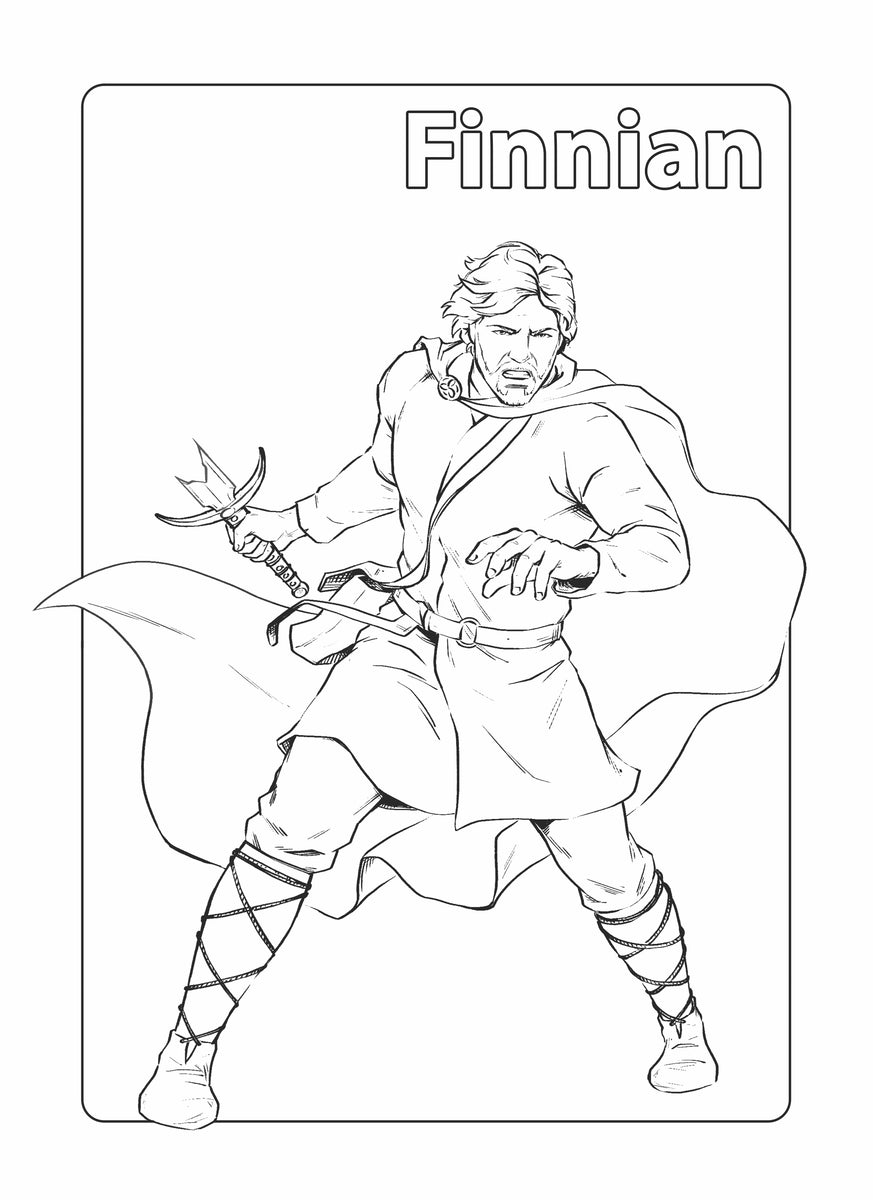 qui gon jinn coloring pages