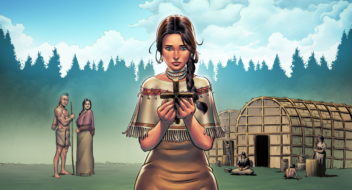Lily of the Mohawks: Saint Kateri Tekakwitha – Voyage Comics