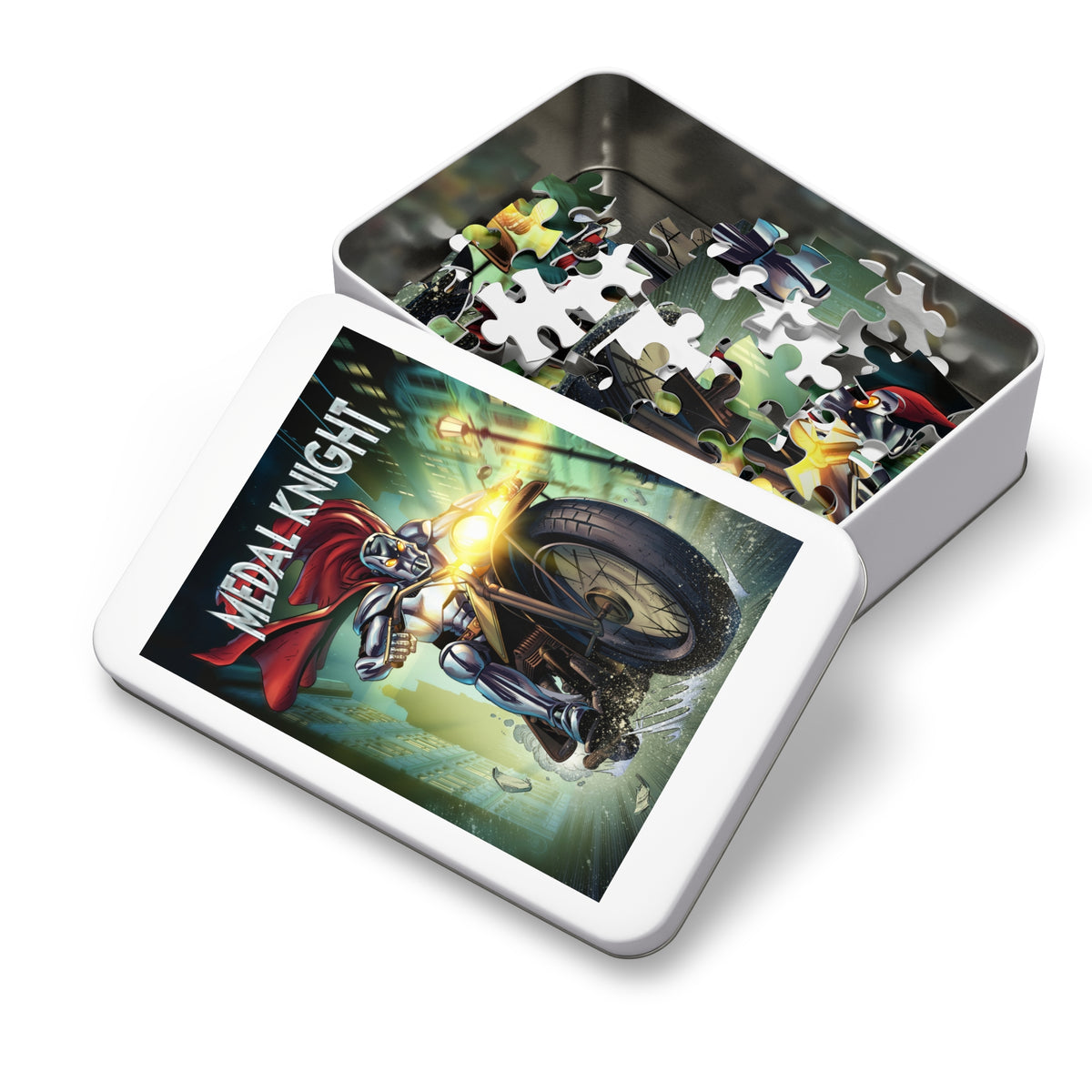 Medal Knight - Puzzle in Metal Tin – Voyage Comics