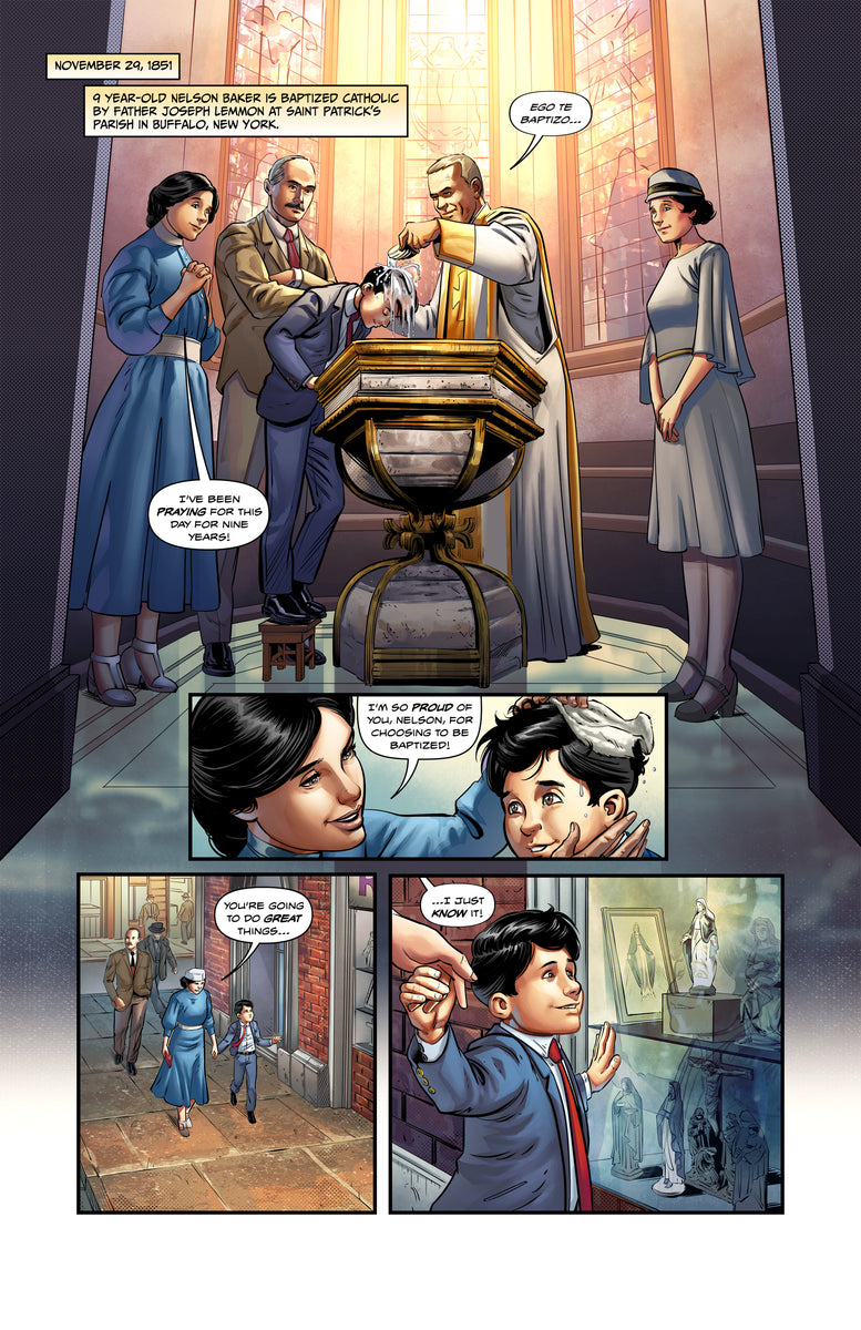 Father of the Fatherless: The Story of Nelson Baker – Voyage Comics