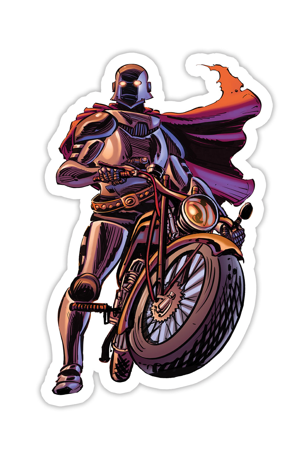 Medal Knight - Vinyl Sticker – Voyage Comics